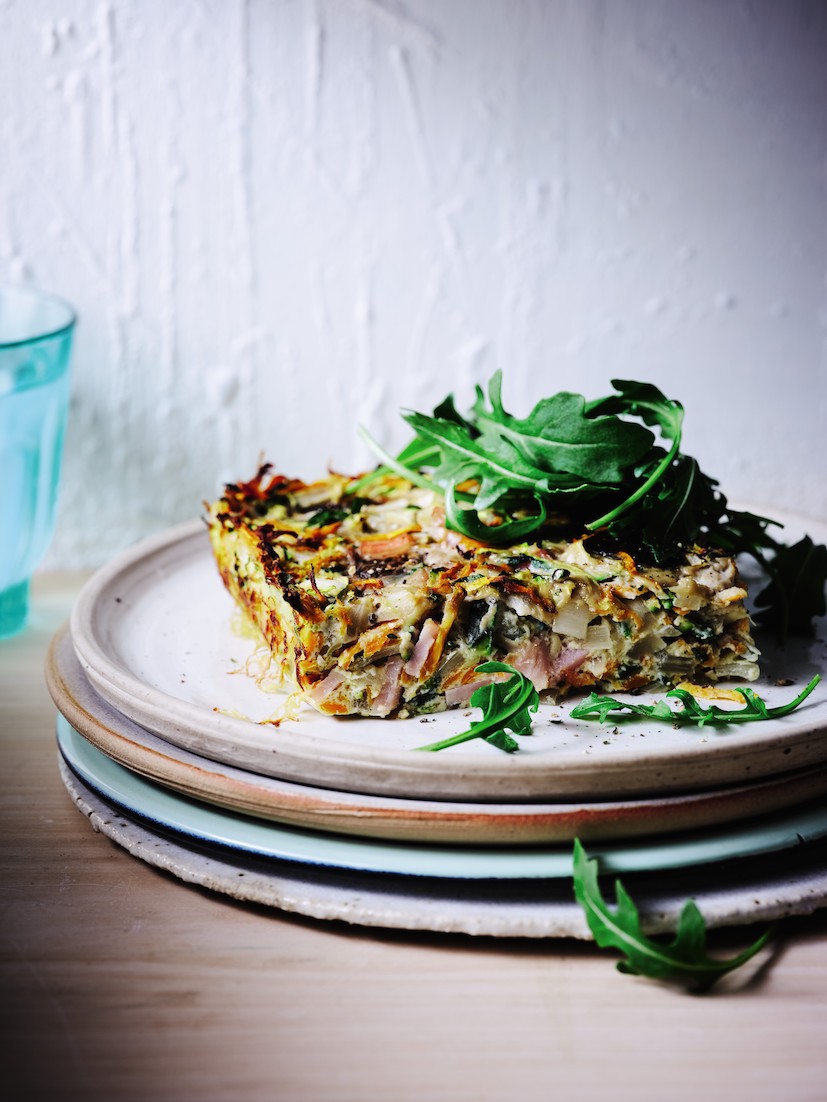 Bacon & Veggie Slice - GrownUps New Zealand