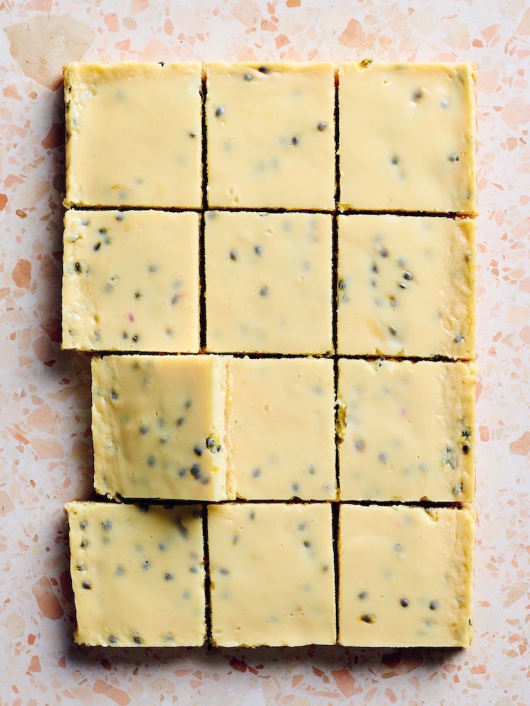 Lemon & Passionfruit Slice - GrownUps New Zealand