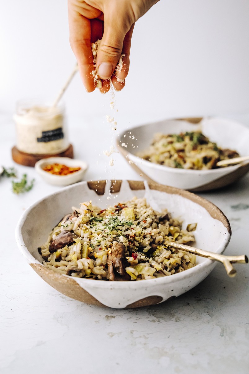 Mushroom & Leek Risotto - GrownUps New Zealand